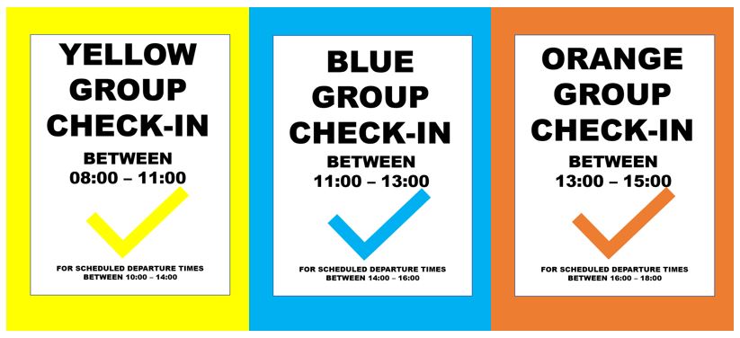 New Check-In Times for Departing Flights From Aruba